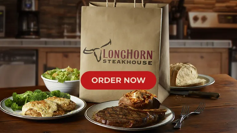 Longhorn Steakhouse Delivery, Online Order & Takeout System
